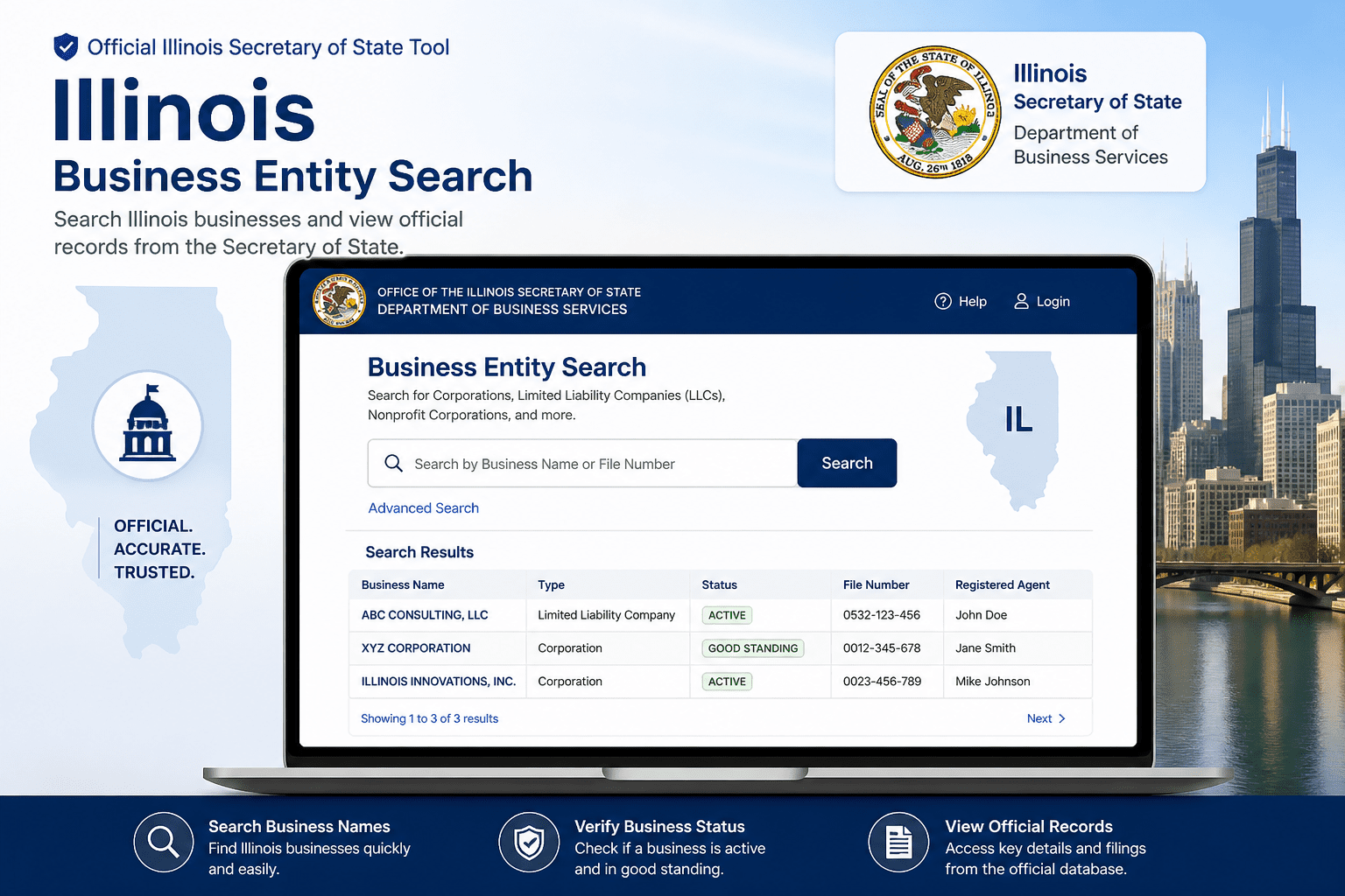 IL Business Entity Search (Guide 2026) | Illinois Secretary of State
